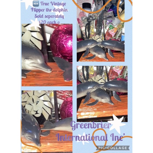 Toys | True Vintage Flipper The Dolphin Collectibles | Poshmark